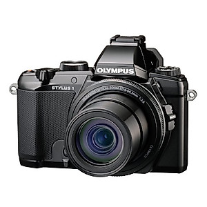 Olympus Stylus 1 12MP Digital Camera (Black) - International Version (No Warranty)
