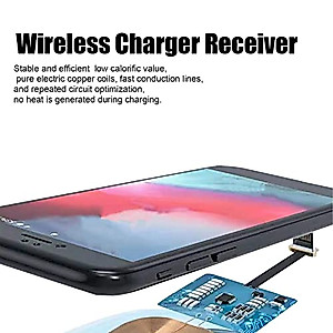 10W Qi Fast Wireless Charging Receiver USB Type C Interface Wireless Charger Receiver Chip for USB C Interface Mobile Phones