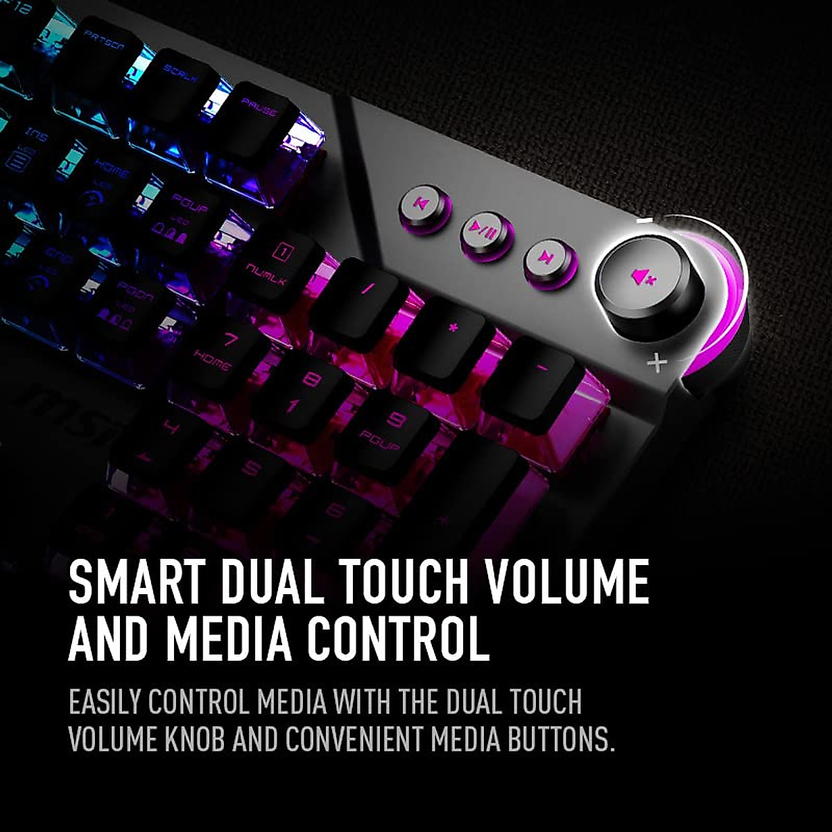 MSI Vigor GK71 Sonic Blue US Mechanical RGB Gaming Keyboard Sonic Blue Switches