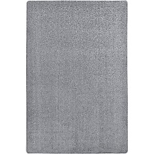 Joy Carpets Endurance Solid Colored Area Rug in Color Silver, 12' x 7'6"