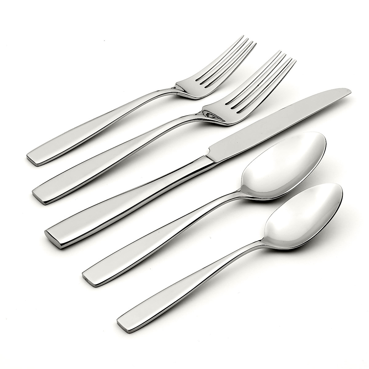Oneida Continuum 20 Piece Everyday, Service for 4 Flatware Set, 20PC FW, STAINLESS