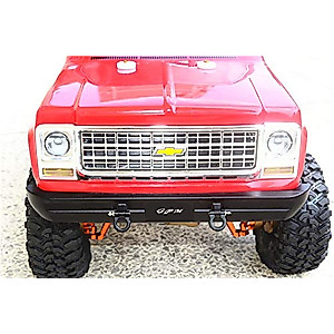 3pc Set Upgrades Aluminium Front Bumper Mount+D-Rings TRAXXAS-1/10 TRX-4 Chevrolet K5 Blazer 82076-4 RC Cars by GPM (Silver)