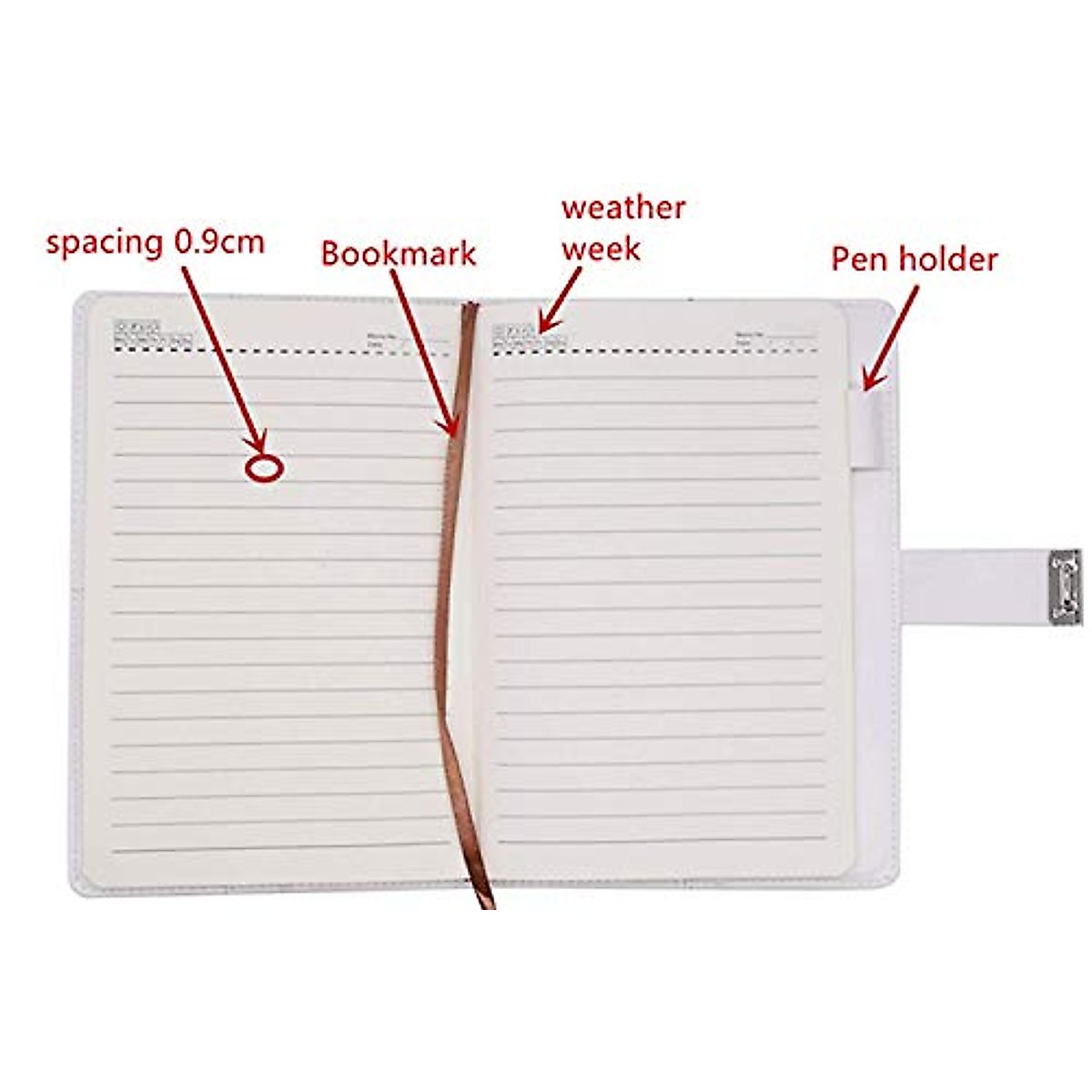 Sealei A5 (8.47 X 5.9 Inch) Lock Journal Diary Notebook Combination Locking Journal Diary,Diary with Combination Lock (Style 1)