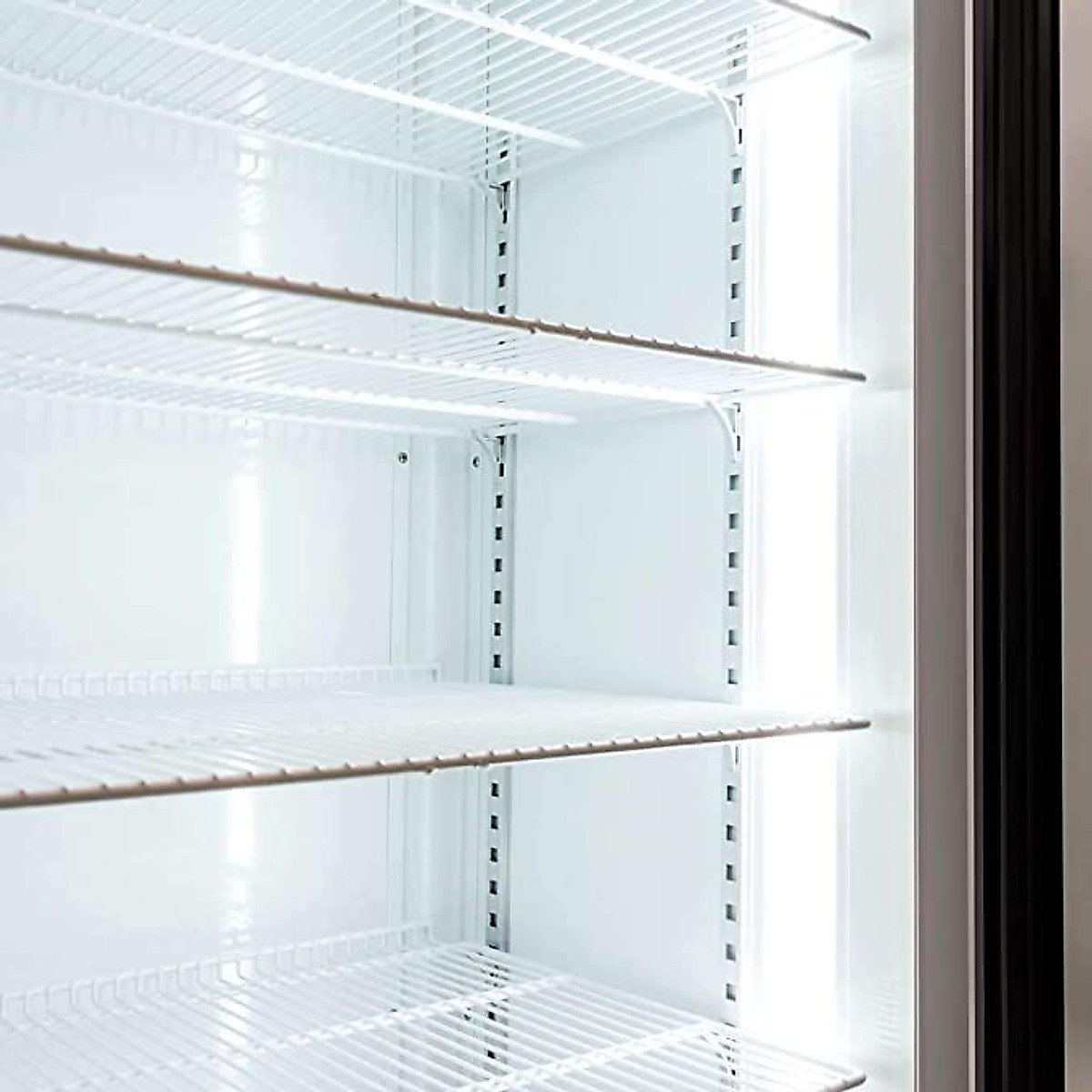 FRICOOL Commercial 3 Glass Door Merchandiser Refrigerator-Upright Beverage Cooler with LED Lighting