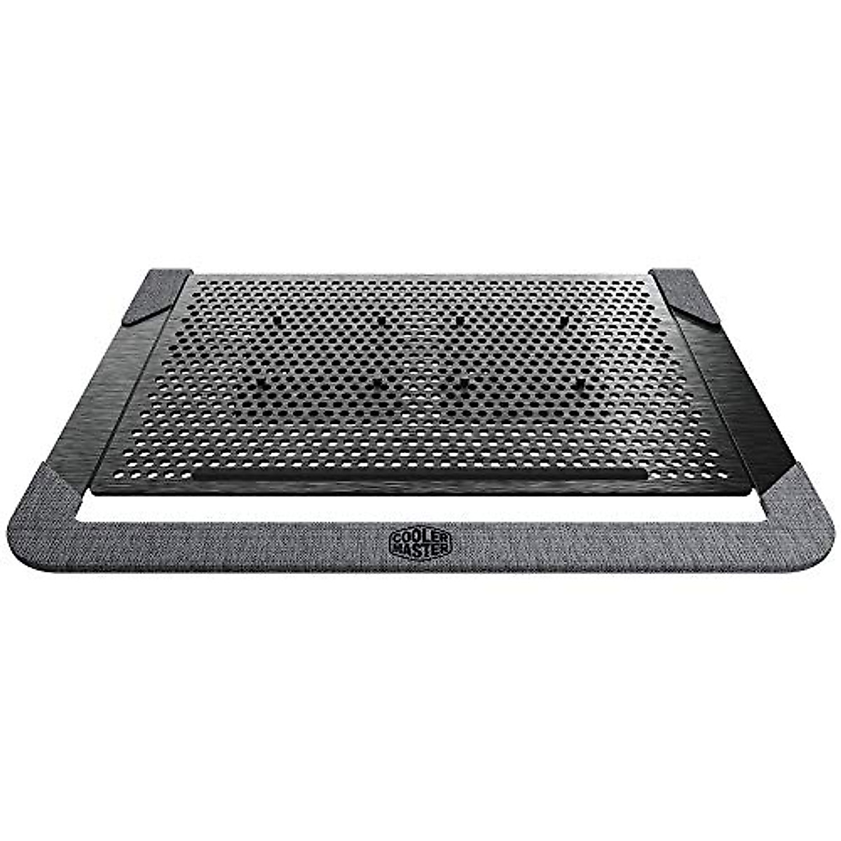 Cooler Master Notepal U2 Plus V2 Laptop Air Cooler, Dual 80mm Moveable Fans, Lightweight Aluminum Cooling Pad, Polyester Fiber Dacron and Aluminum Material, Supports up to 17” Laptop