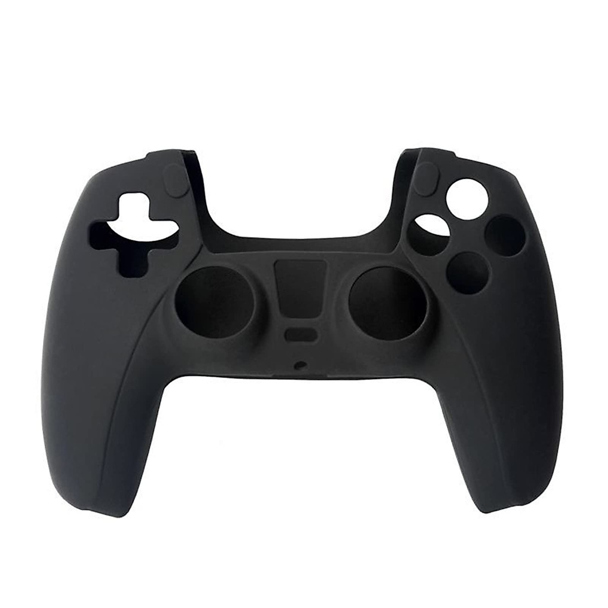 PS5 Controller Silicone Skin, PS5 Anti-Slip Silicone Protective Cover Housing for PS5 Controller Housing Shock Absorbing Line Playstation 5 Duelsense Controller (Black)