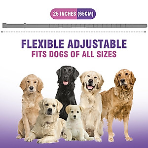 Calming Collar for Dogs 4 Packs Dog Pheromone Calm Collars Relief Anxiety Stress Separation Lasts 60 Days Relieve Bad Behavior 25 Inches Size Flexible Adjustable for All Small Medium and Large Dog