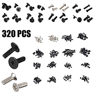 Jyving 320pcs New Laptop Screws Notebook Screws Set for IBM HP Sony Toshiba DELL THINKPAD Samsung ACER