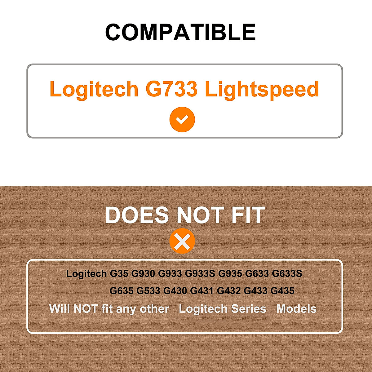 G733 Earpads - defean Replacement Ear Cushion Cover Compatible with Logitech G733 G 733 Lightspeed Wireless Gaming Headset,Ear Pads with Durable Mesh Fabric, Comfort Noise Isolation Foam (Purple)