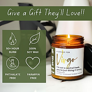 Taurus Gifts for Women, Astrology Gifts for Women, Zodiac Gifts for Women, Zodiac Candle, April Birthday Gifts for Women, May Birthday Gifts for Women, Horoscope Gifts – 9oz, 50Hr Burn, Soy Wax