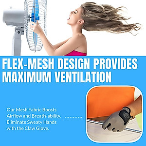 CaddyDaddy Claw Golf Gloves for Women | Flex-Mesh Design for Cool Ventilation | Lasts 3-5 Times Longer Than Leather | Silicone-Web Coating for Maximum Grip | Machine-Washable | Grey | RH-Med