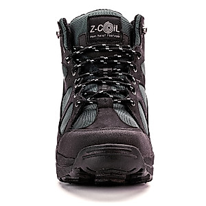 Z-CoiL Outback Men’s Hiking Shoe - Orthopedic Shoes for Men - Orthotic Outdoor Hiker Boot for Pain Relief, Foot Support, and Comfort - Open Coil Black