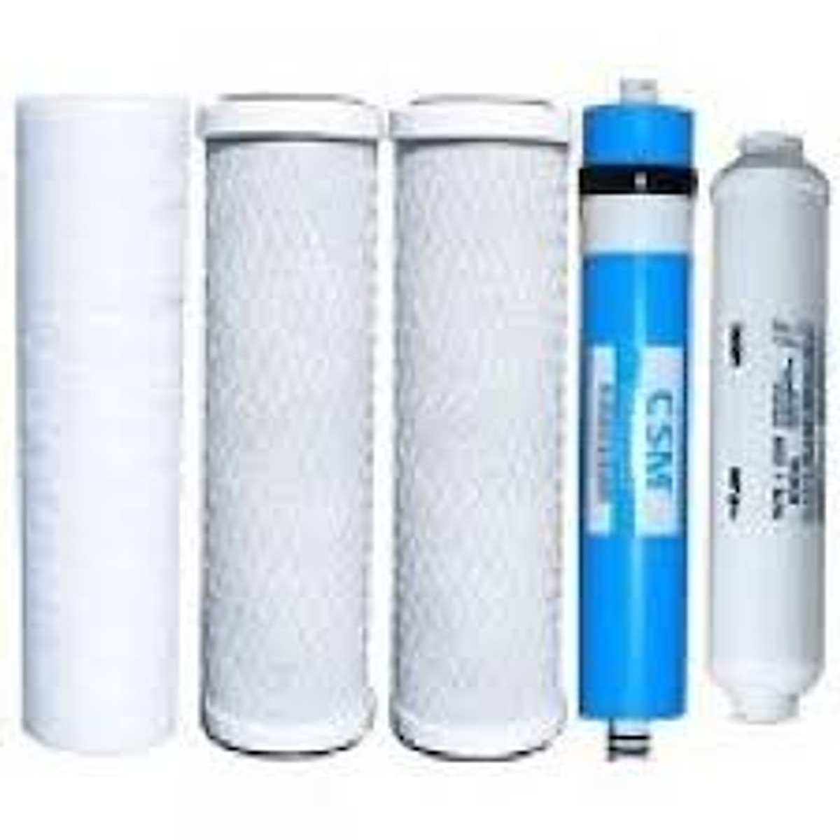 CFS – 5 Pack Reverse Osmosis Under Sink RO Water Filter System Kit Compatible with Most 10" Water Filtration System – Remove Bad Taste & Odor – Whole House Replacement Filter Cartridge