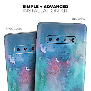 DesignSkinz Bright Absorbed Watercolor Texture Protective Vinyl Decal Wrap Skin Cover Compatible with The Samsung Galaxy S20 (Screen Trim & Back Glass Skin)