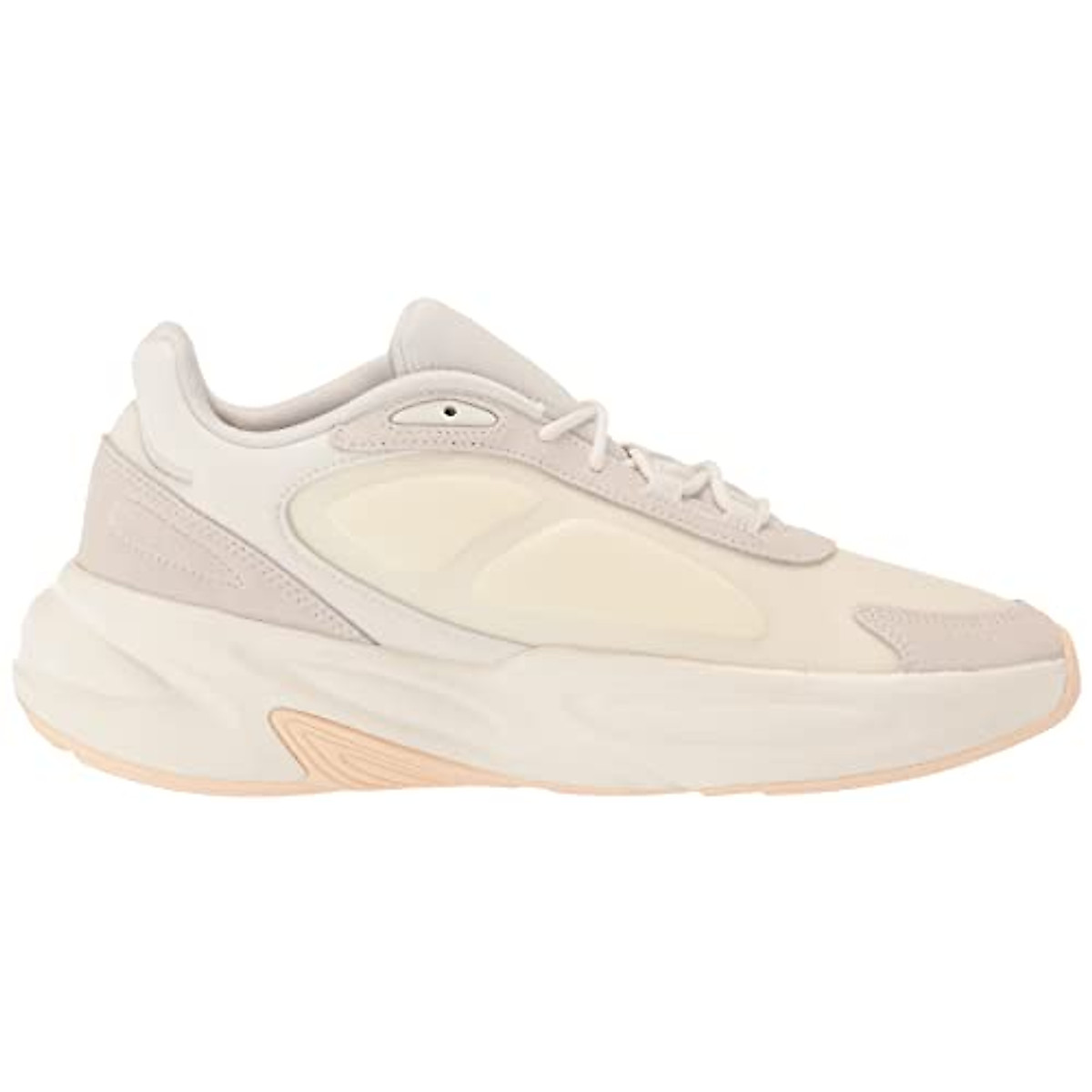 adidas Women's Ozelle Running Shoe, Cloud White/Cloud White/FTWR White, 8