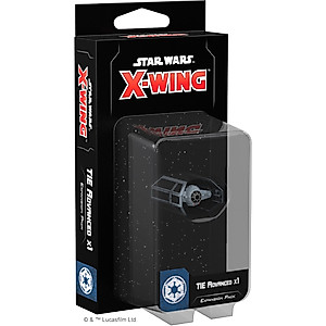Star Wars X-Wing 2nd Edition Miniatures Game TIE Advanced x1 EXPANSION PACK - Strategy Game for Adults and Kids, Ages 14+, 2 Players, 45 Minute Playtime, Made by Atomic Mass Games