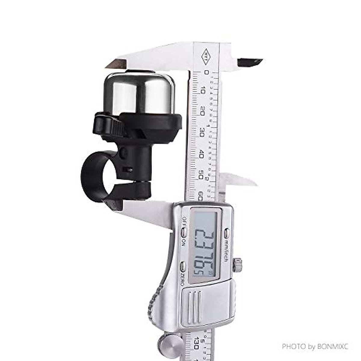 BONMIXC Bike Bell Brass Mini, Clearer Louder Longer Sustained Purer Tone