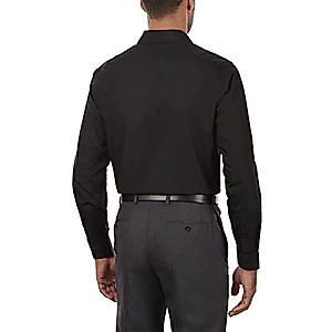 Van Heusen Regular Fit Long Sleeve Dress Shirt BLACK 16.5 Nk 34-35 Sl