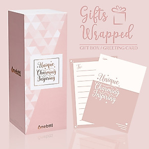 Onebttl Volleyball Gifts for Teen Girls & Team, Stainless Steel Kids Volleyball Tumbler, Double Wall Vacuum Insulated Bottle with Lid and Straw - RoseGold Love at first Spike