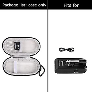 Tourmate Hard Case Compatible with Fender Mustang Micro Headphone Amp and Charging Cable