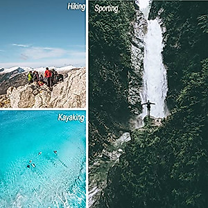 BRONZY Waterproof Duffel Bag 50L Dry Duffle Bag Heavy Duty Bag,Durable Straps And Handles,Large Space,Heat Seal Finishing For Camping,Kayaking,Rafting,Boating,Travel(Gray)