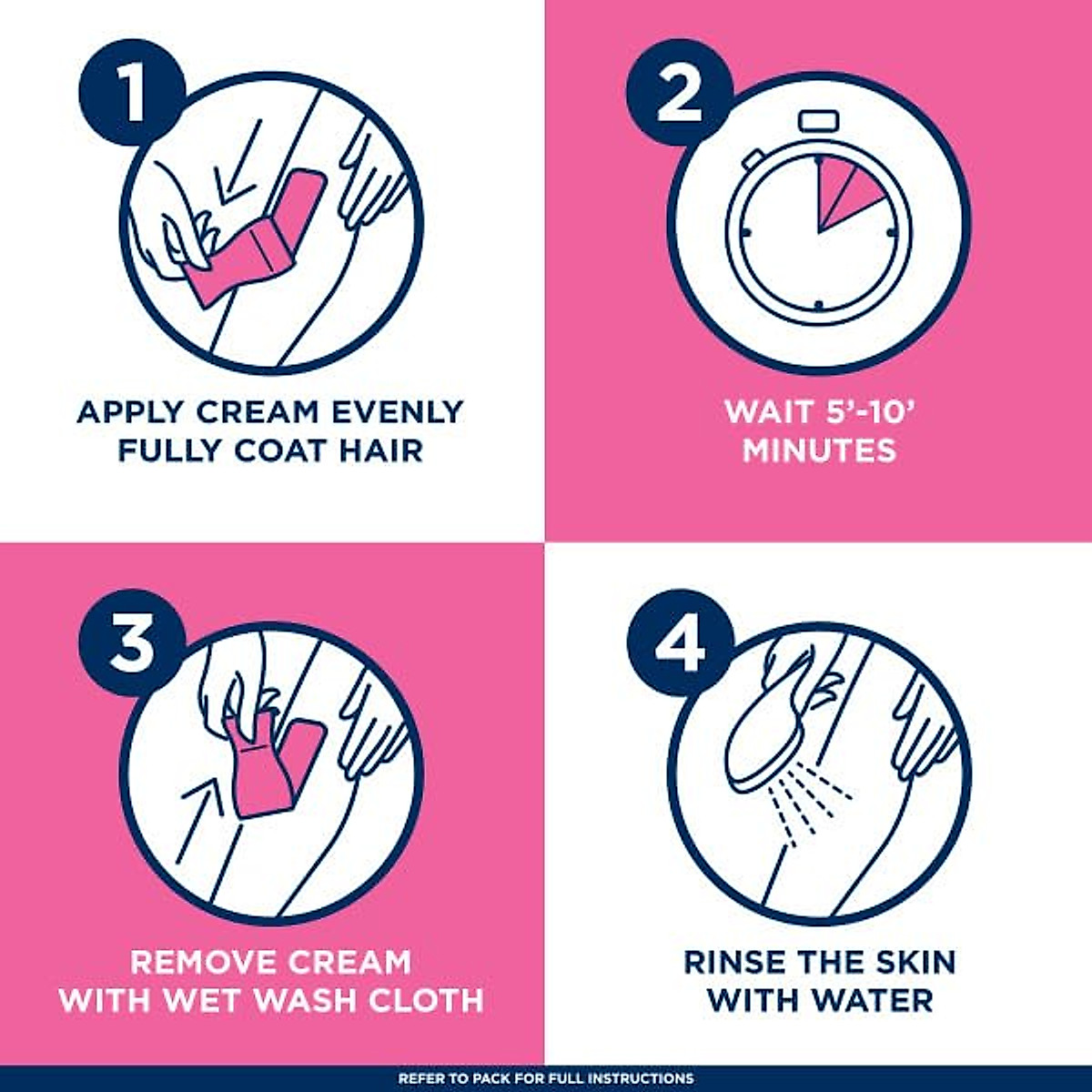 VEET Hair Removal Cream Sensitive Formula 6.78 oz (Pack of 4)