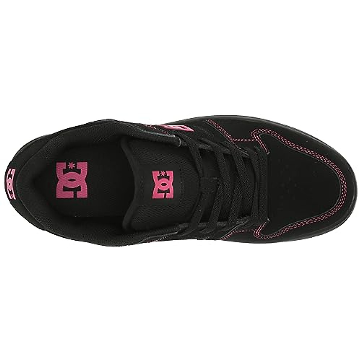 DC Women's Manteca 4 Low Skate Shoe, Battleship/Crazy Pink, 9.5