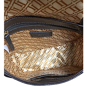 Tignanello Lillie Saddle Cross Body W/RFID Protection, Zinc