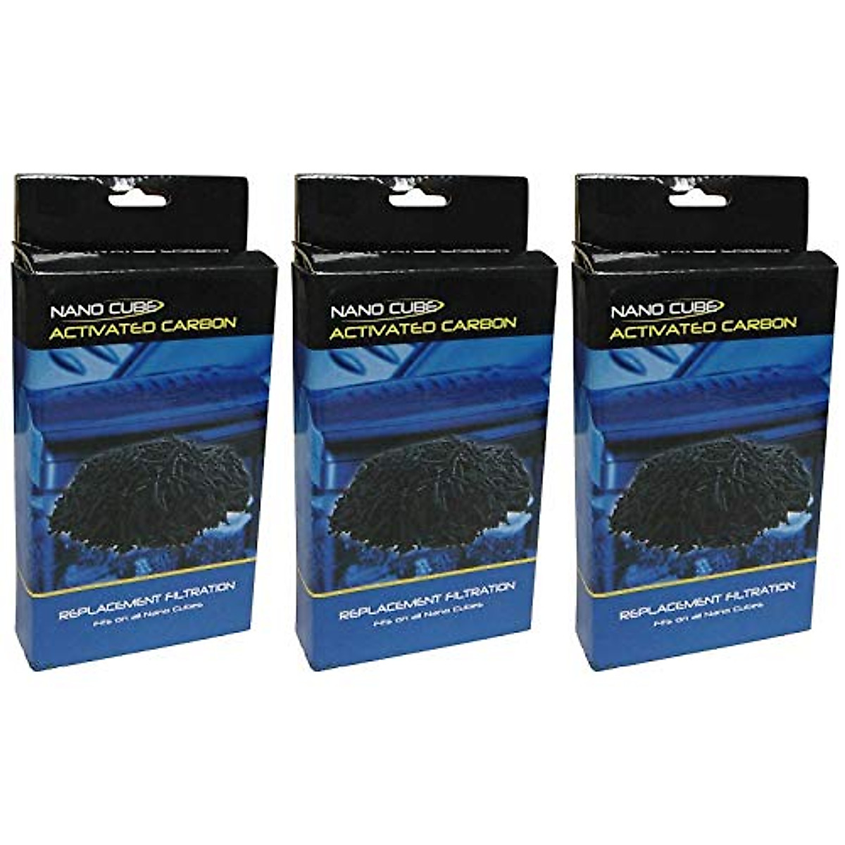 JBJ Replacement Activated Carbon for Nano Cubes Up to 24 Gallons (3 Pack)