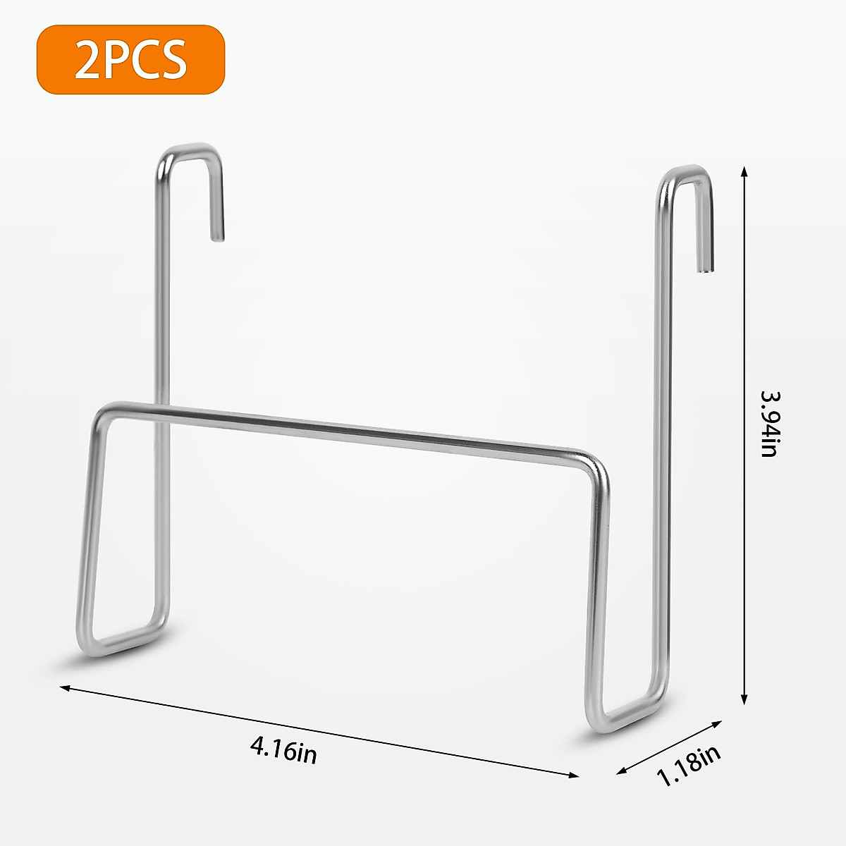 YiePhiot Crock Pot Lid Holder, Slow Cooker Lid Holder, Lid Pocket Slow Cooker Lid Holder, Stainless Steel Lid Holder, Make Sure the Lid Does Not Touch the Table Top(2 PACK)