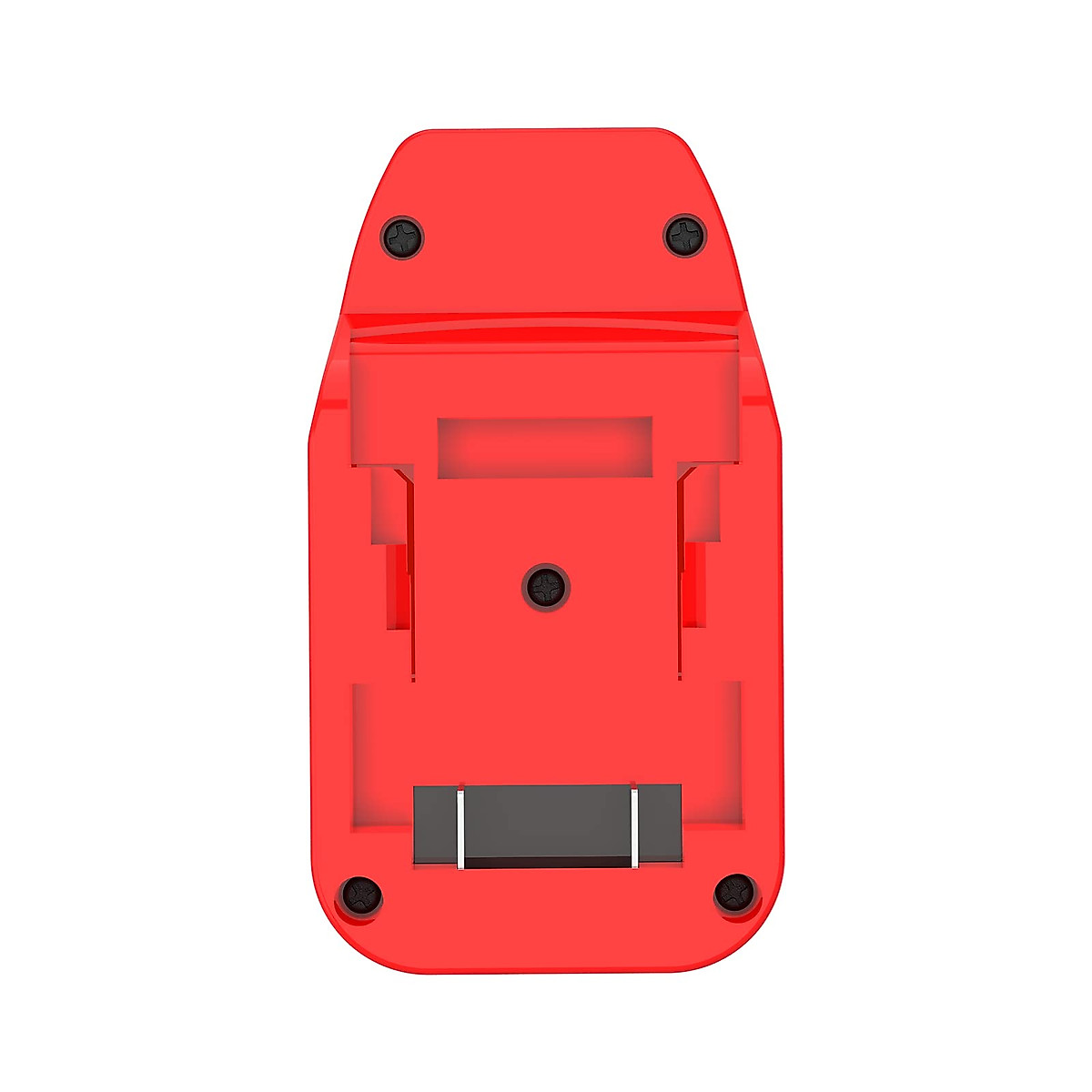 LQ-18RY Adapter Fits Bauer 20v Cordless Tools for DeWalt 20v MAX XR Slider Lithium Batteries-Adapter Only, Red