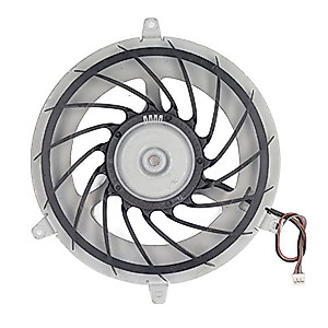 Weojeviy 15 Blades Cooling Fan Replacement for PS3 Game Console Internal Heat Dissipation Fan 12V 2.65A