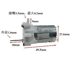 Submersible Sump Pump 3V 5V 12V Micro Gear Pump 360 Motor Pump Small Self-priming Pump Transfer Pump