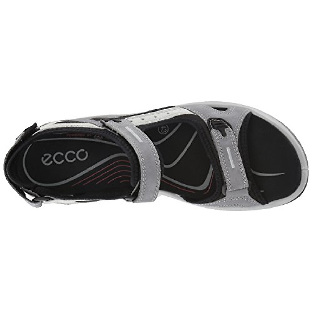 ECCO Women's Yucatan outdoor offroad hiking sandal, titanium, 7 M US