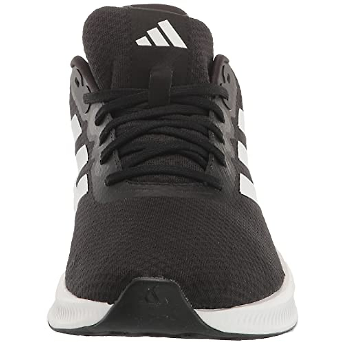 adidas Men's Run Falcon 3.0 Shoe, Black/White/Black, 10.5