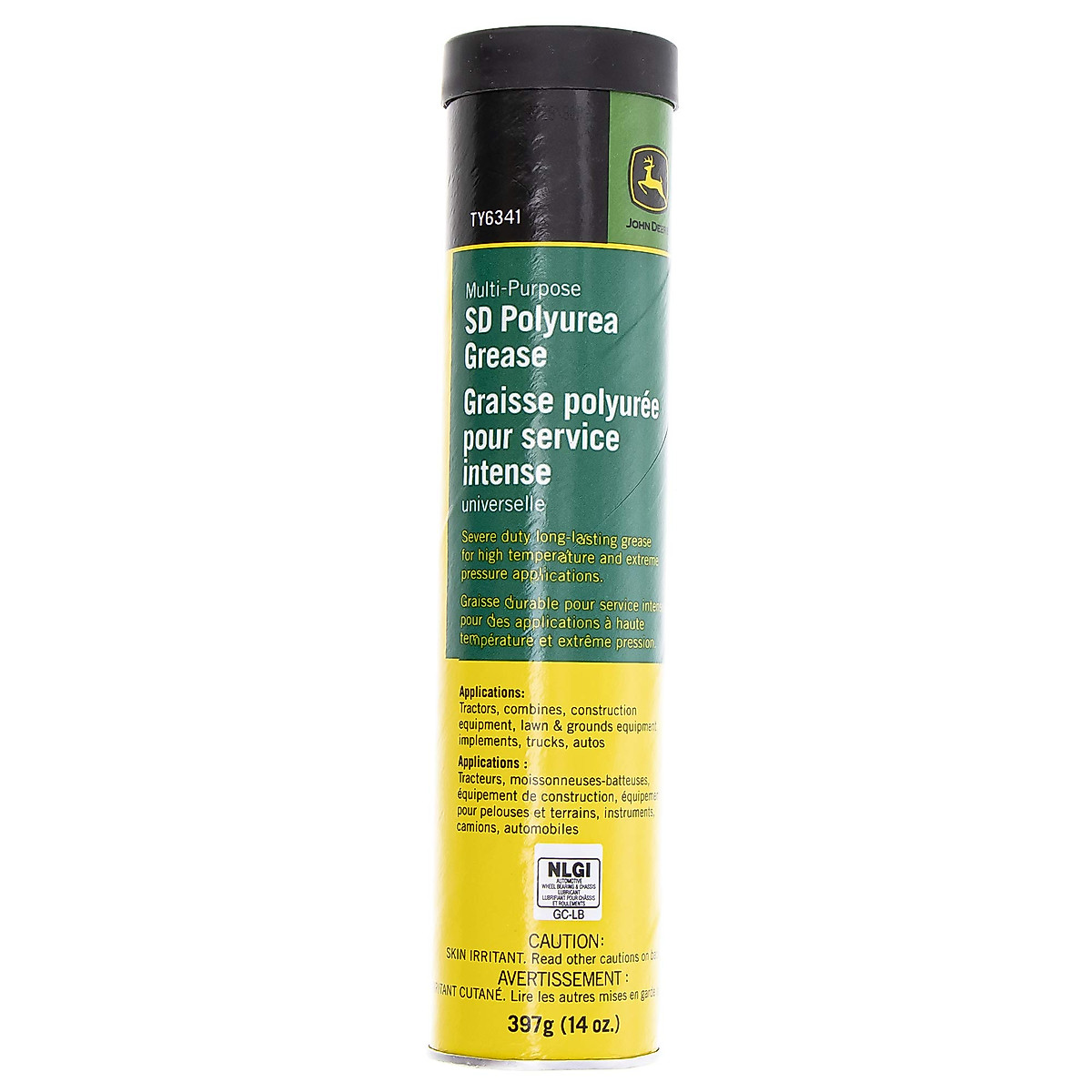 John Deere Multi-Purpose SD Polyurea Grease Case TY6341 OEM (10 Pack)