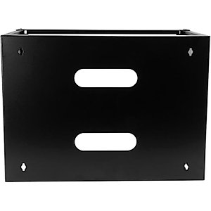 StarTech.com 8U Wall Mount Patch Panel Bracket - 13.75 inch Deep - 19" Patch Panel Rack for Shallow Network Equipment- 80lbs Capacity (WALLMOUNT8)