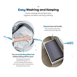 Kiturami Ondol Heating Mat Topper KDMU (KDMU-952, Queen Size)
