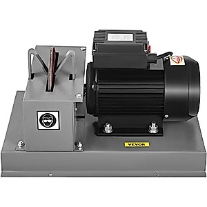 VEVOR Lawnmower Blade Grinder, 2/3 HP 1700 RPM Motor with 7'' Diameter Standard & Reverse Wheel, 30 & 40 Grinding Degree Steel Mower Sharper for Blades & Tool Grinding in Garden or Workshop