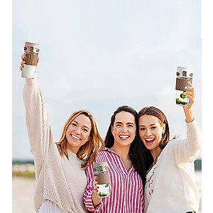 TKK Glass Travel Coffee Mug with Lid 15 OZ Leak Proof Reusable Coffee Cup with Silicone Sleeve - BPA Free, LightGreen-NEW