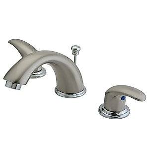 Kingston Brass KB6967LL Legacy Widespread Bathroom Faucet, 8-Inch Adjustable Center, Brushed Brass