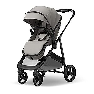 Mompush Wiz 2-in-1 Convertible Baby Stroller with Bassinet Mode - Foldable Infant Stroller to Explore More as a Family - Toddler Stroller with Reversible Stroller Seat