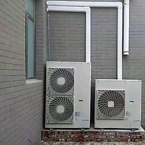 AC Parts 3" W 14Ft Air Conditioner Decorative PVC Line Cover Tubing Kit for Ductless Mini Split Central Air conditioner & Heat Pump Systems