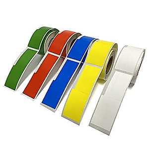 mewmewcat Label,Cable Label Self-Adhesive Thermal Printing Sticker Paper Waterproof Oil-Proof Tear Resistant Label Tape for Cables Wires Jewelry for DP23 Series Thermal Printer Label Maker Machine, 1