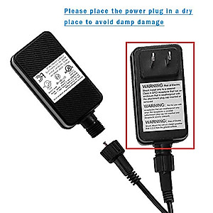 FOEERS Submersible LED Fountain Lights, 6W 500MA Waterproof Underwater Energy Saving for Fish Pond Tank Pool Water Garden (4 led Light)