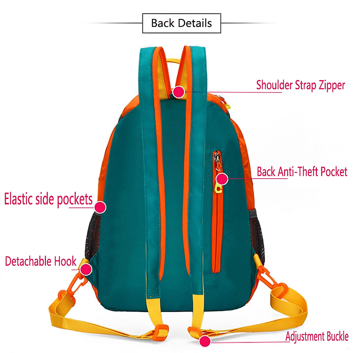 Elsegeod Travel Backpack for Women,Lightweight Carry On Backpack,Hiking Waterproof Backpack Outdoor Sports Bag,Casual Daypack