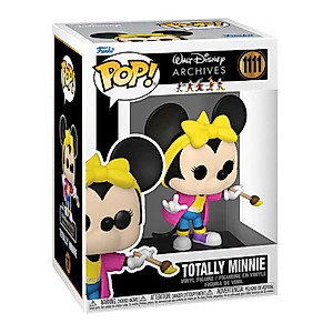 POP Disney Archives: Minnie Mouse - Totally Minnie (1988) Funko Vinyl Figure (Bundled with Compatible Box Protector Case), Multicolored, 3.75 inches
