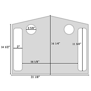 Support Plus Walker Tray Table - Mobility Table Tray for Walker, Non Slip Walker Tray Mat, Walker Accessories Mat, Cup Holder for Walker (21"x16") - Royal Blue