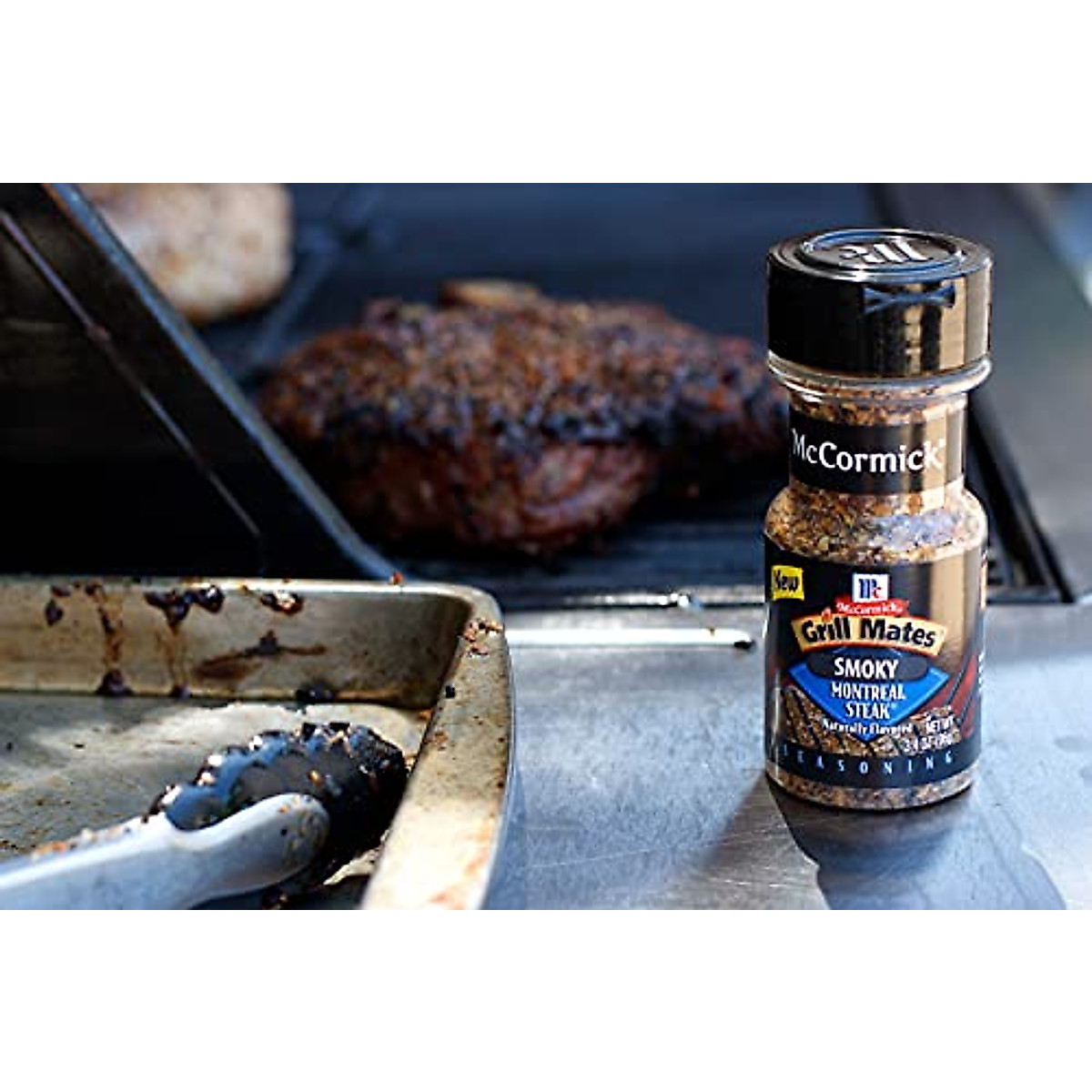 McCormick Grill Mates Smoky Montreal Steak Seasoning, 3.4 Oz