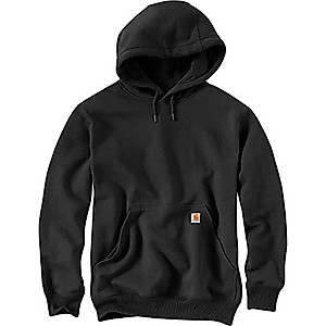 Carhartt Men's Rain Defender Loose Fit Heavyweight Sweatshirt, Black, Large
